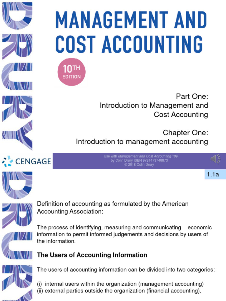 Chap 1 - Introduction to Management Accounting (1) | PDF | Management ...