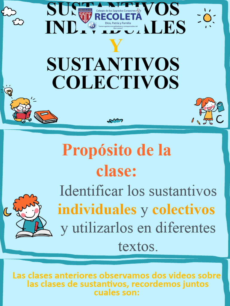 Sustantivos Individuales y Colectivos | PDF | Sustantivo | Zoología