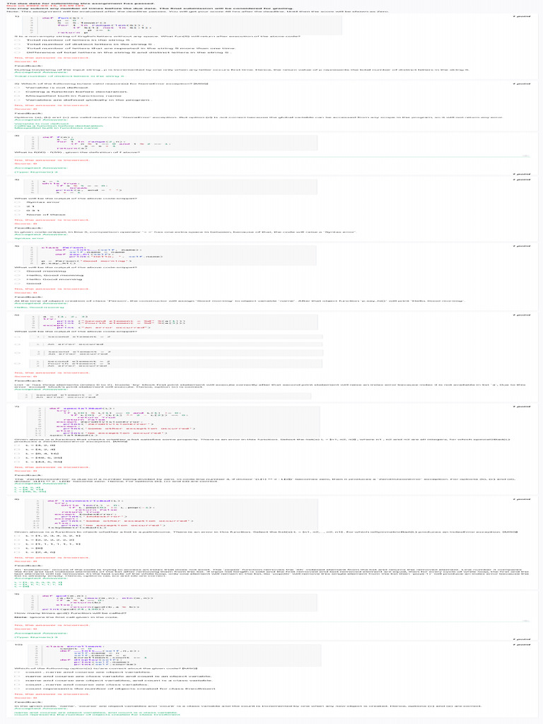 pdsa ga w1-w12 | PDF