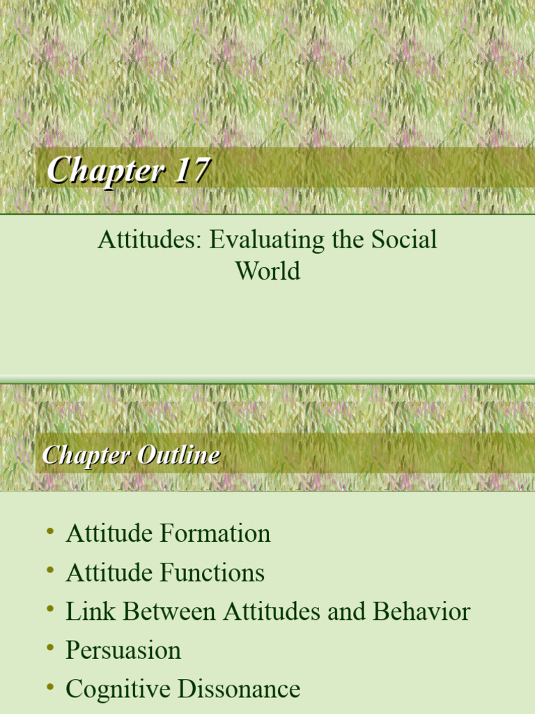 Attitude 4 | PDF | Attitude (Psychology) | Persuasion