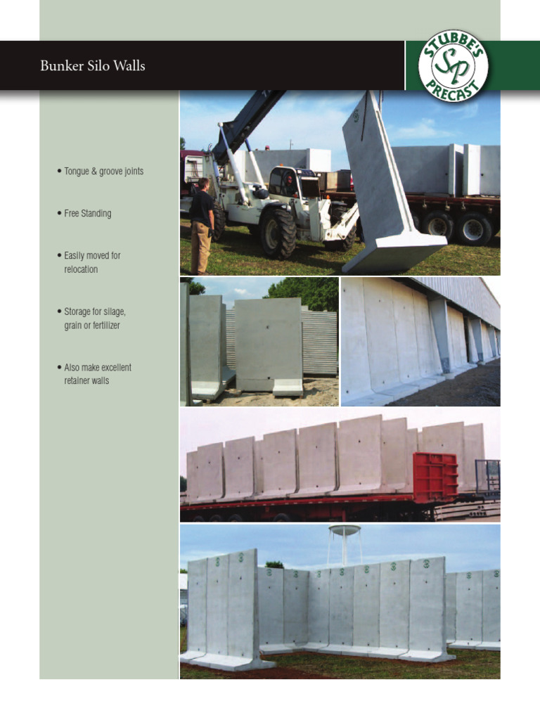 Bunker Silo Walls Specifications | PDF