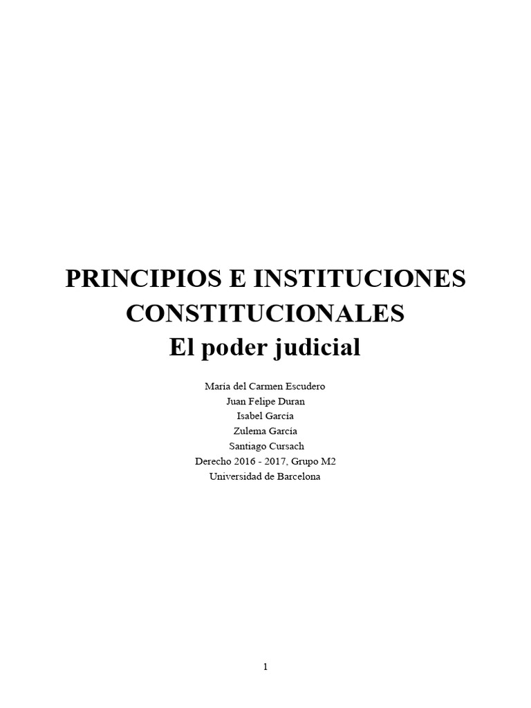 El Poder Judicial | PDF | Judicaturas | Juez