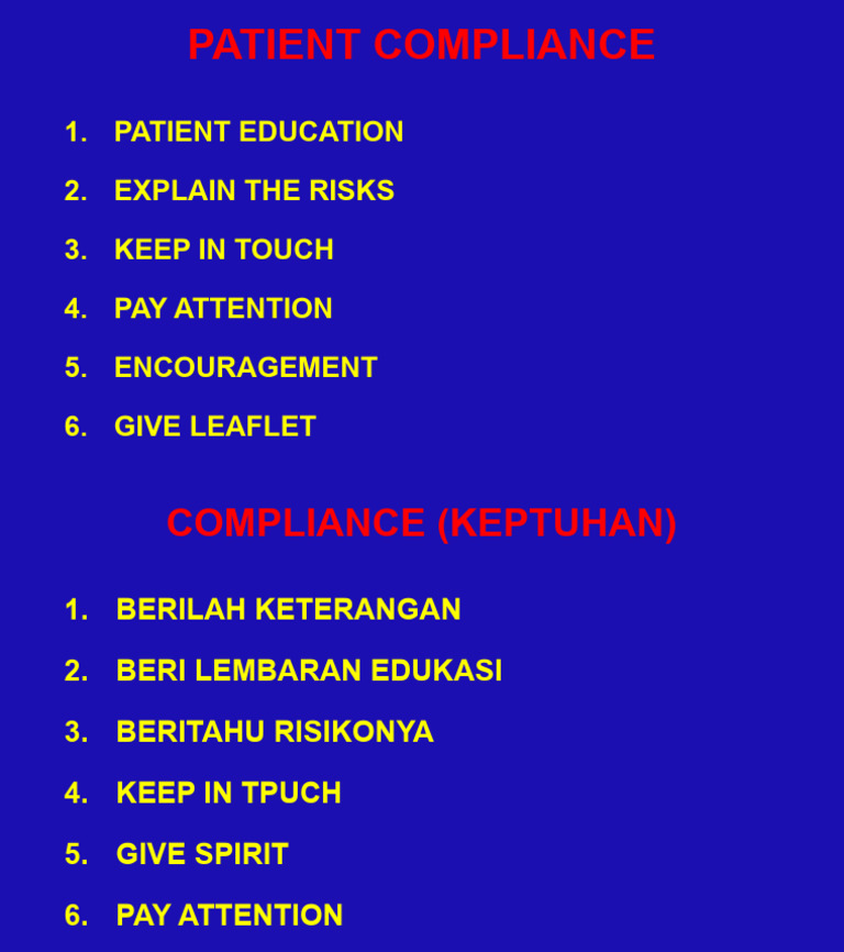 PATIENT COMPLIANCE | PDF