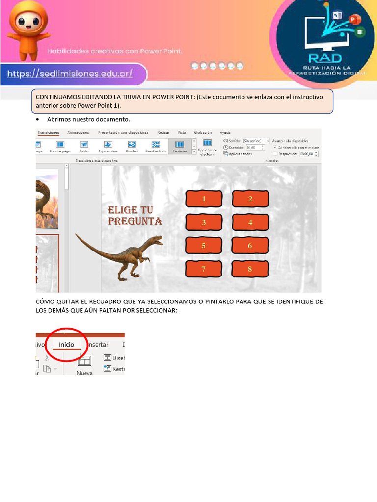 Encuentro 5 Rad Instructivo PPT 2. | PDF