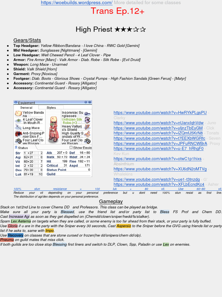 Woe_Builds_2_1 | PDF