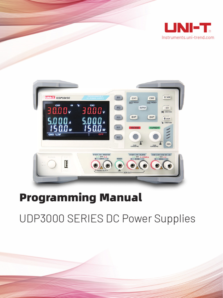 UNI-T UDP3000 Series - Programming Manual | PDF | Electrical ...