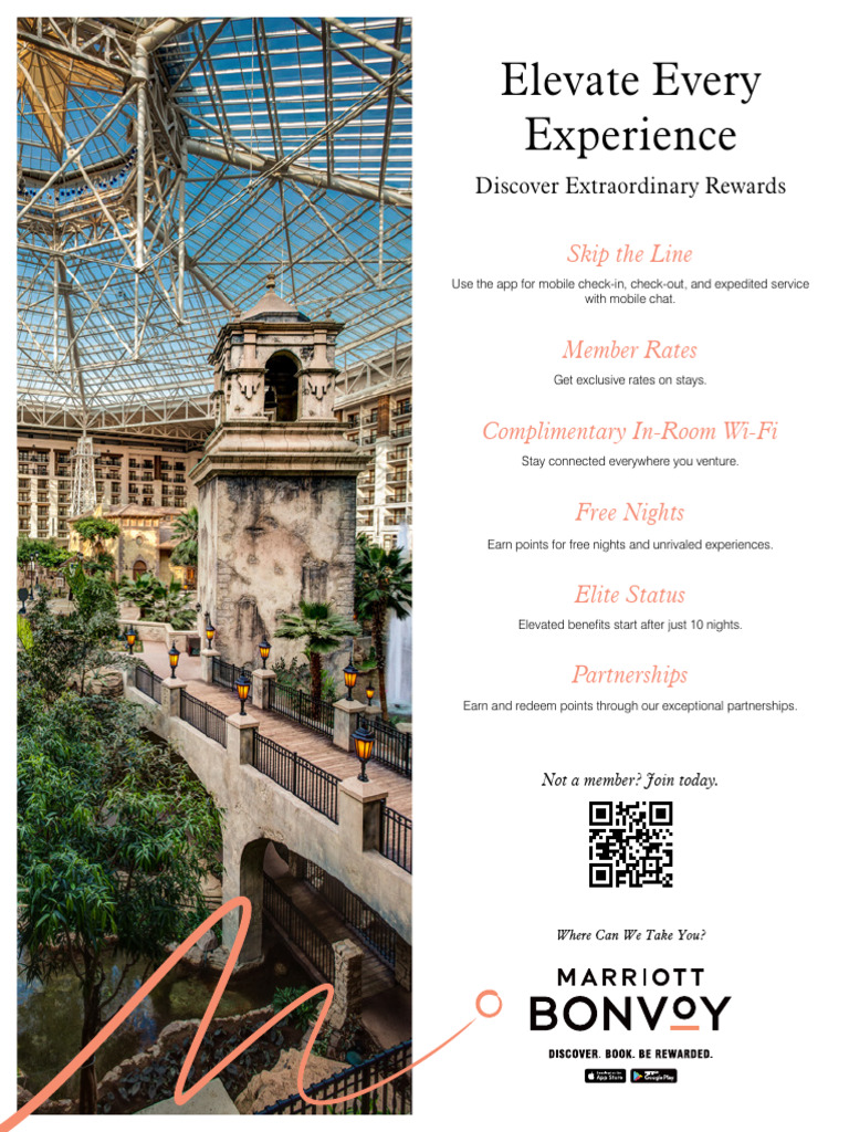 Marriott Bonvoy Enrollment Flyer | PDF