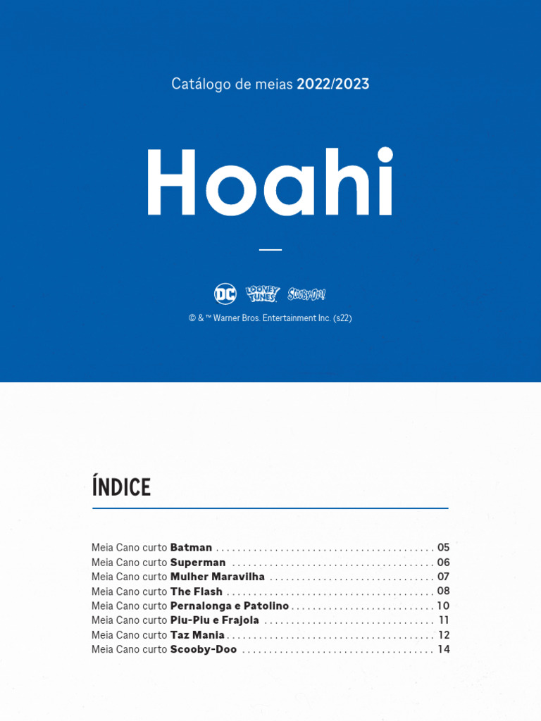 Catálogo Hoahi Warner - Infantil | PDF | Scooby Doo | Warner Bros.