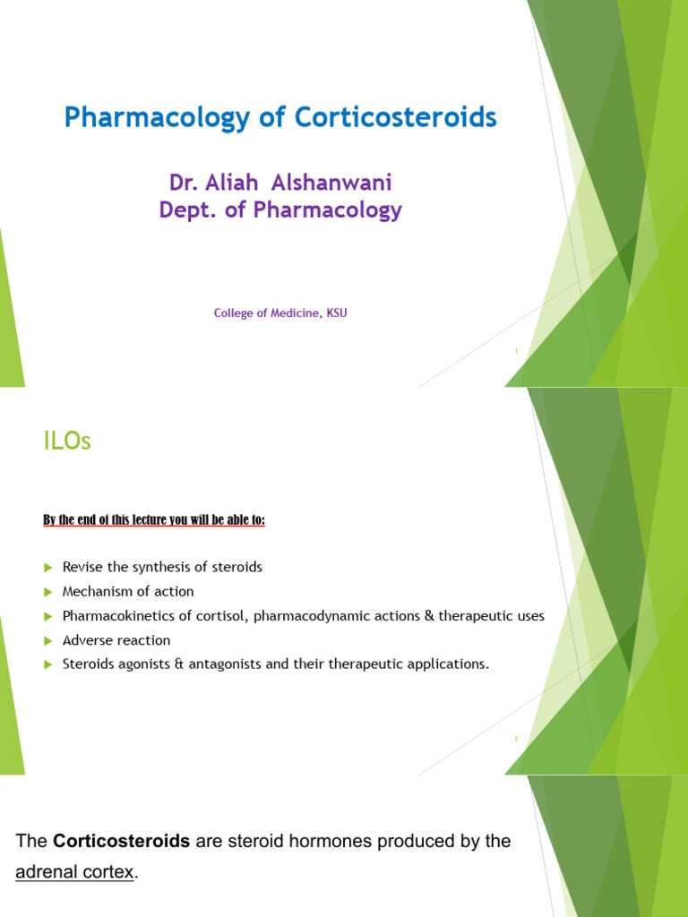 6 - Pharmacology of Corticosteroids | PDF | Glucocorticoid | Cortisol