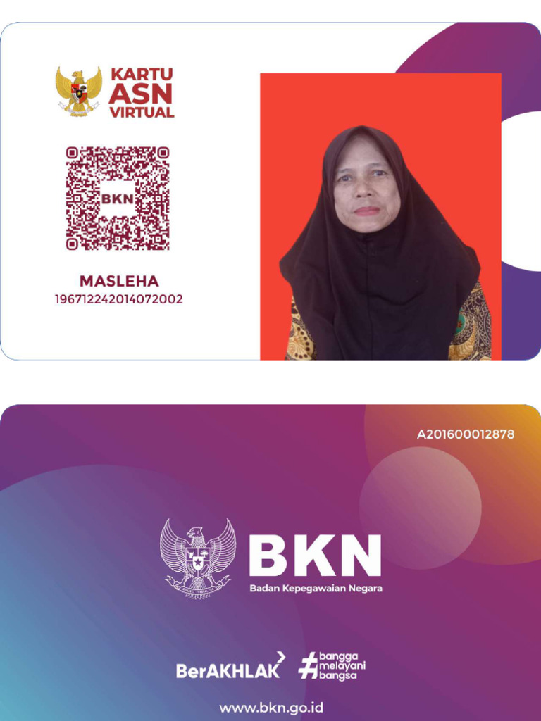 Kartu Asn Virtual | PDF