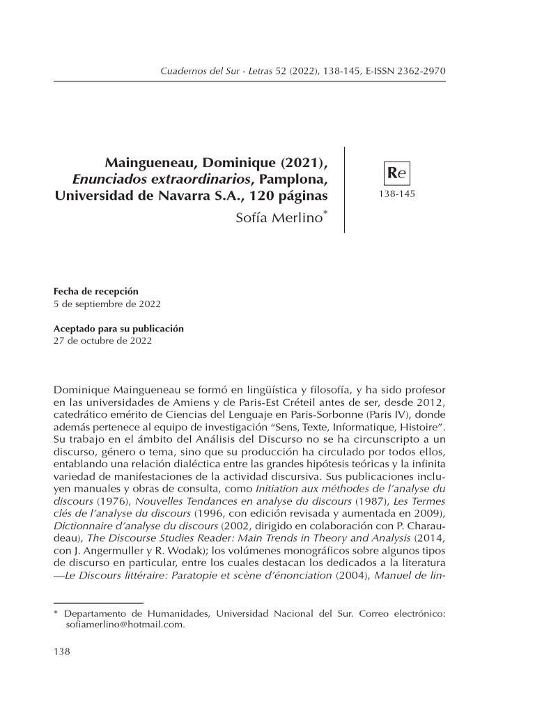 01 +re +merlino | PDF | Hablar en público | Science