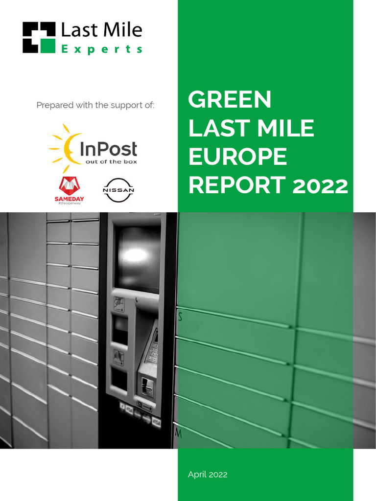 Green Last Mile Report | PDF | Sustainability | E Commerce