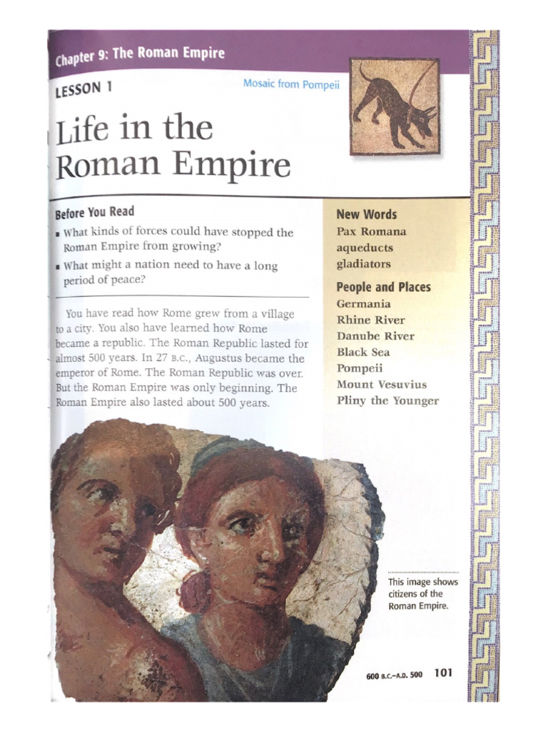 Life in The Roman Empire | PDF