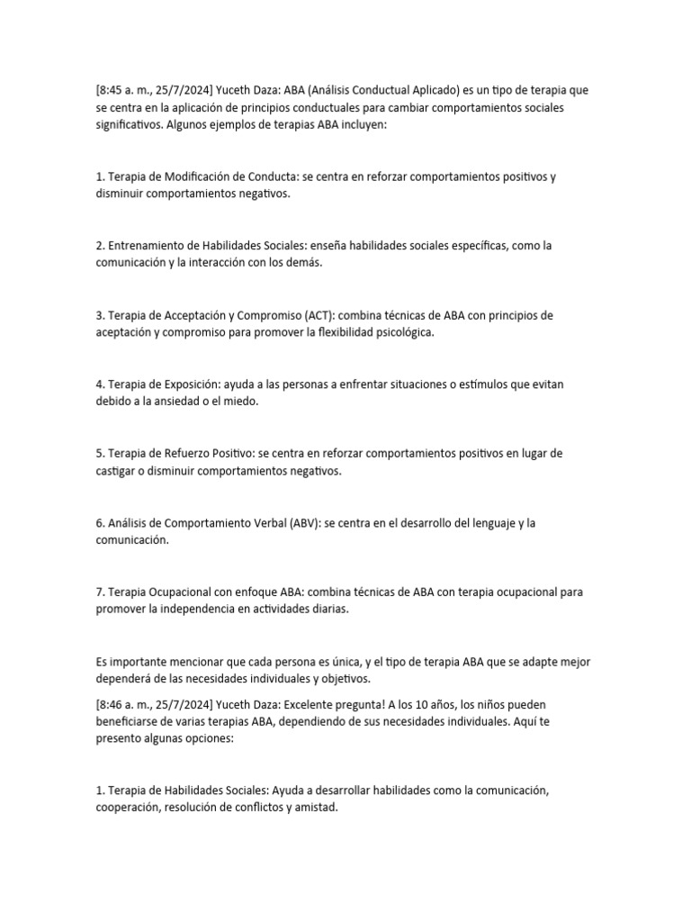 tecnica ABA | PDF | Modificación de comportamiento | Comportamiento
