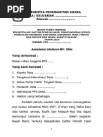 Teks MC Rapat Pleno Pemilu 2024 | PDF