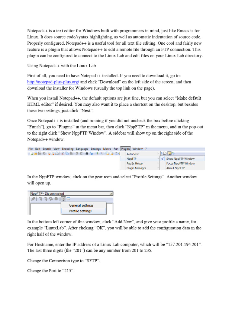 Using Notepad | PDF | Computing | Software Using Notepad | PDF | Computing | Software