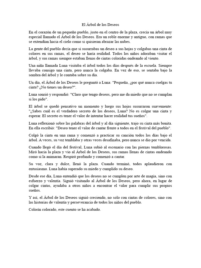 El Árbol de Los Deseos | PDF | Arte | Poesía