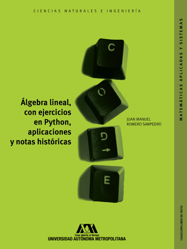 Algebra Lineal VFC | PDF | Álgebra | Linealidad Algebra Lineal VFC | PDF | Álgebra | Linealidad