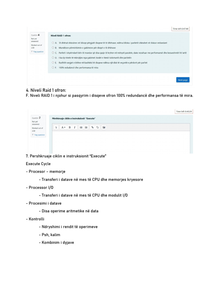 Niveli Raid 1 Ofron:: F. Niveli RAID 1 I Njohur Si Pasqyrim I Disqeve Ofron 100% Redundancë Dhe ...