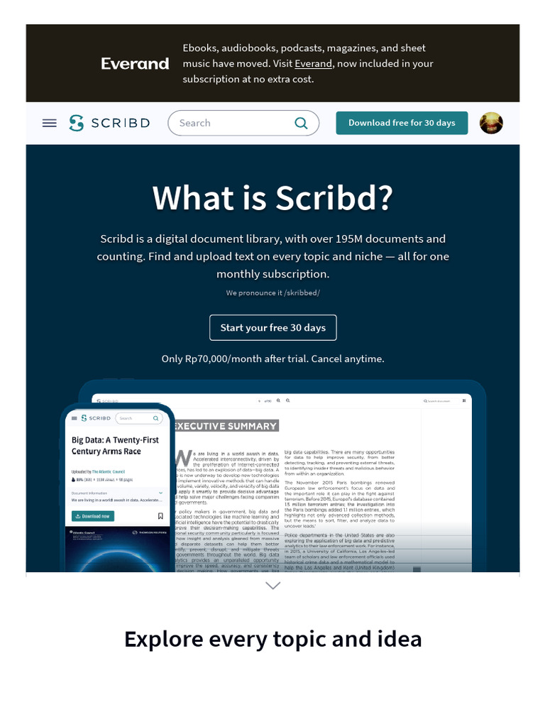 What Is Scribd | PDF | Scribd | Mobile App