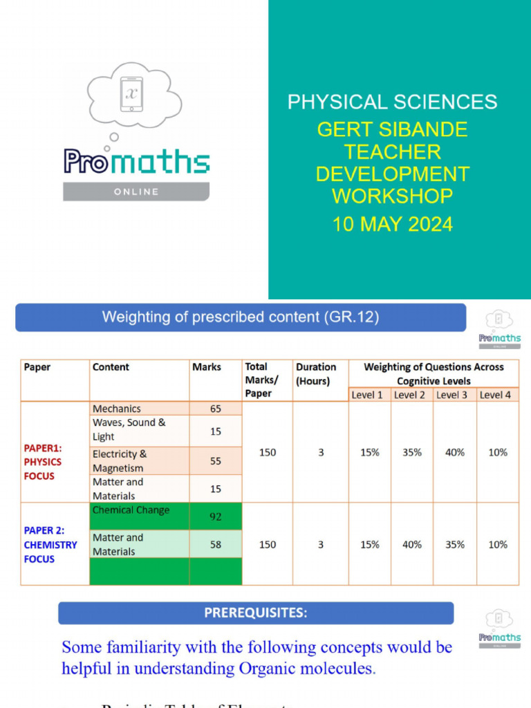 Organic Chem Promath | PDF