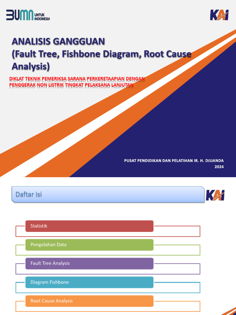 BI.5 - Analisis Gangguan (Fault Tree, Fishbone RCA) | PDF
