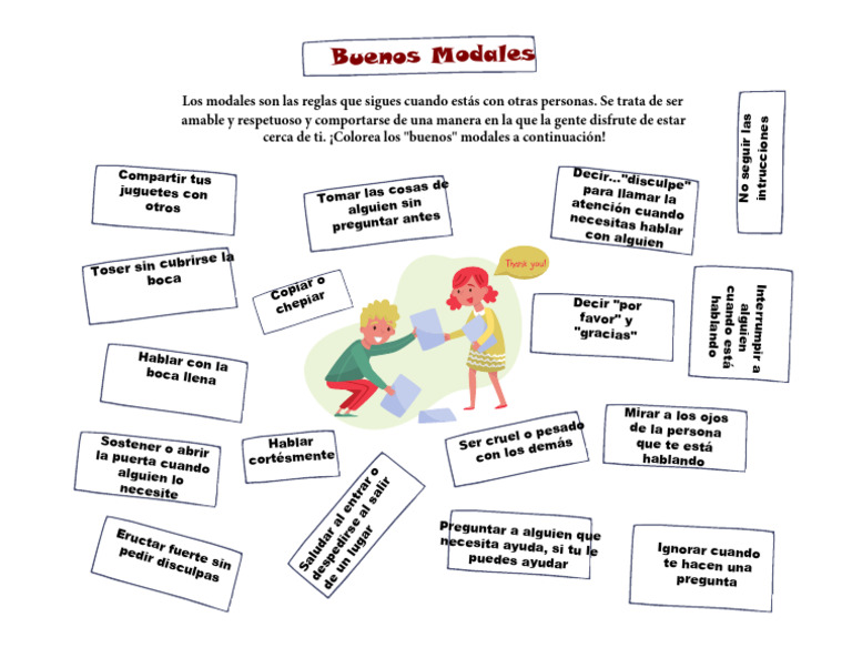 Guía de Buenos Modales Esenciales | PDF