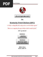 KFC Supply Chain Management | PDF | Inventory | Supply Chain Management
