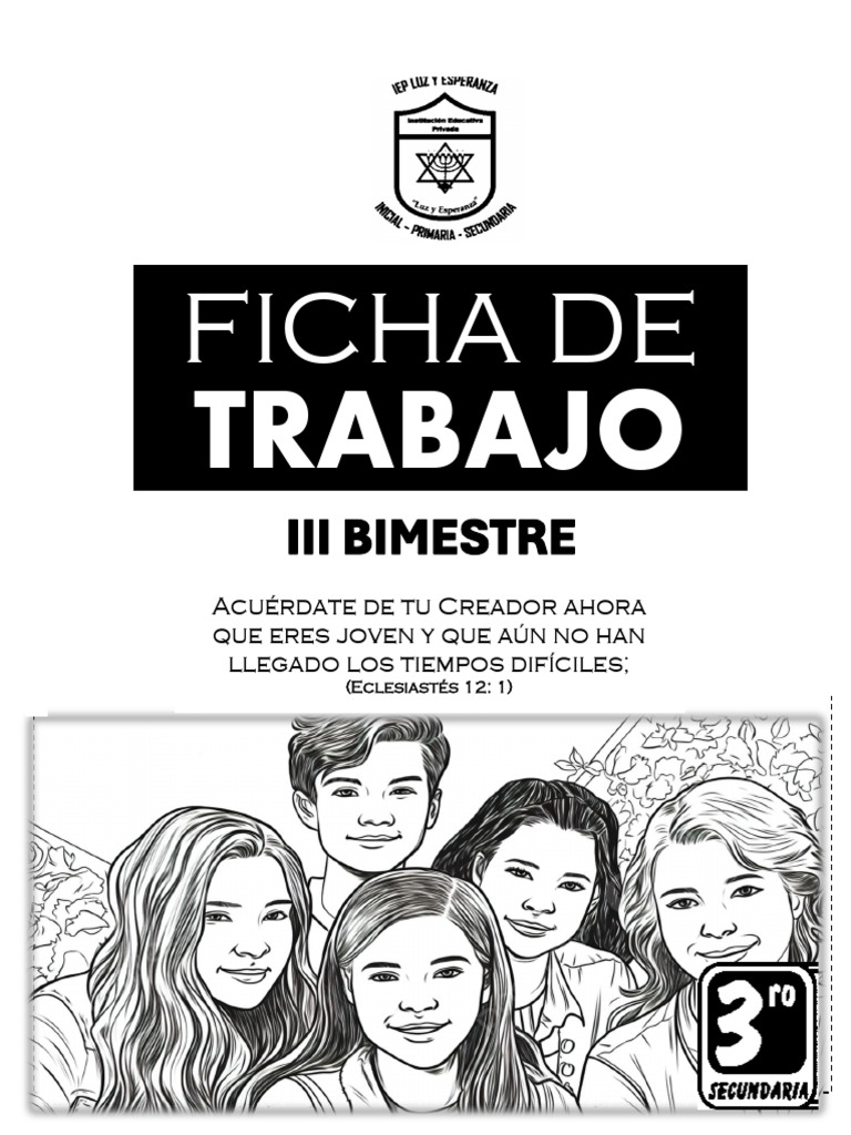 Ficha 3º Secundaria RM | PDF