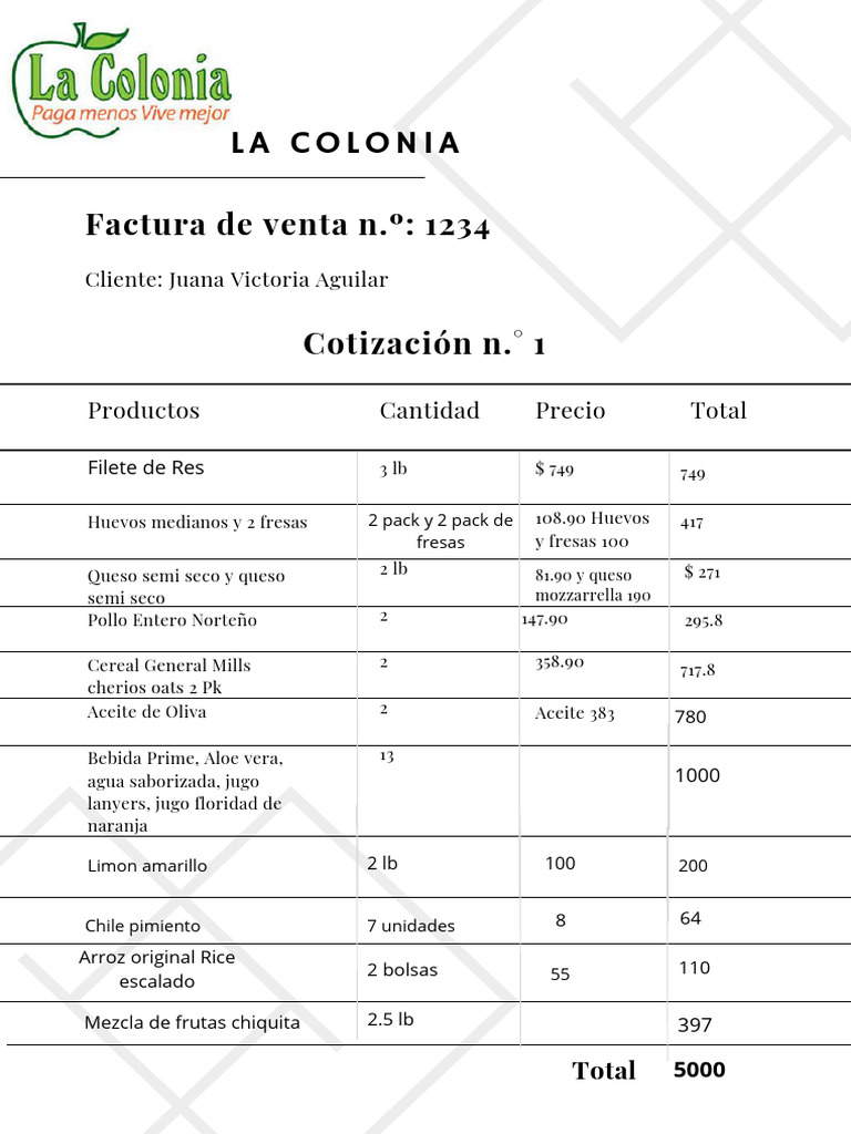 Factura de Venta Tienda de Ropa Ilustrada Formas Curvas Lila y Amarilla ...