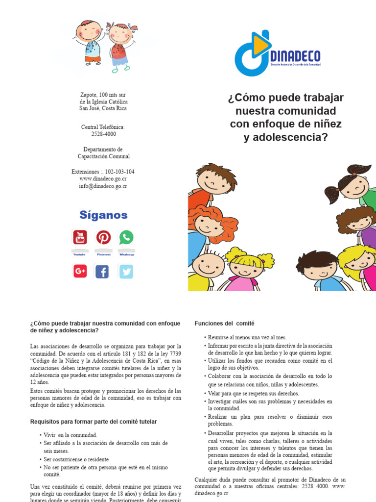 Cómo Puede Trabajar Nuestra Comunidad Con Enfoque de Niñez y ...