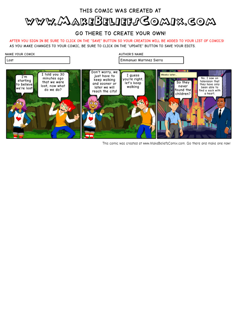 Comic Ingles | PDF