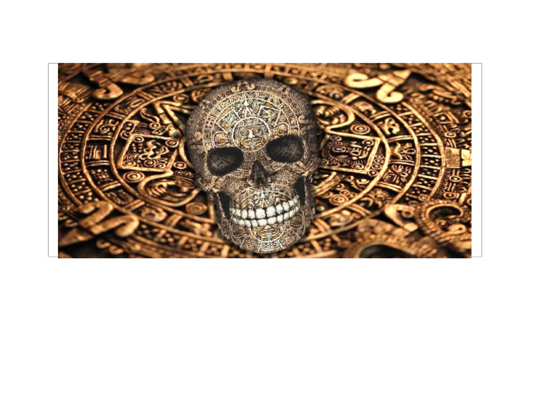 Calavera Oro Azteca | PDF