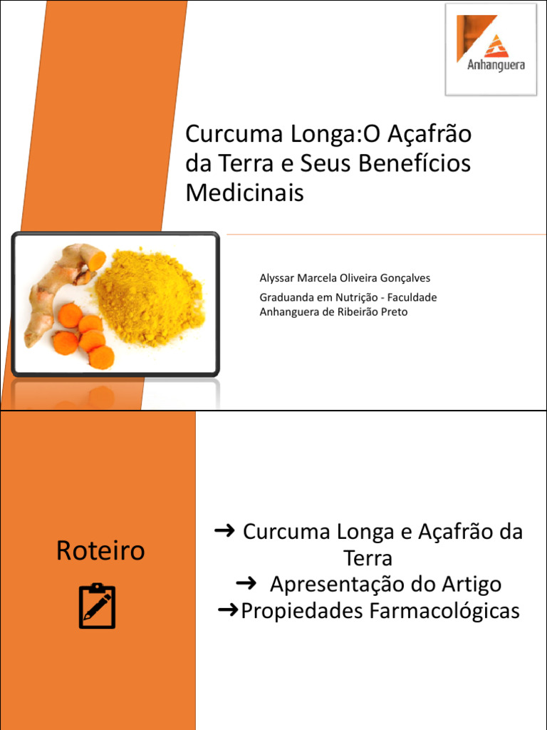 Curcuma Longa^LLJ AÃ§afrÃ£o da Terra e Seus Beneficios [Salvo ...