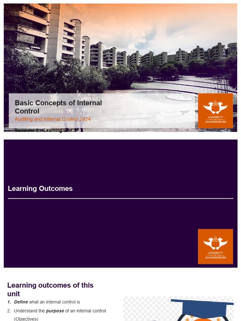 Internal Control Concepts and Objectives | PDF | Internal Control | Risk