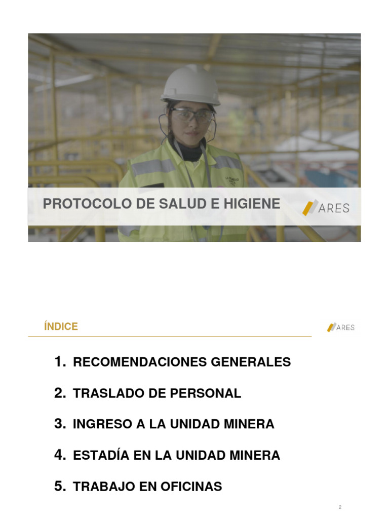 Protocolo de Salud e Higiene | PDF | Lavado de manos