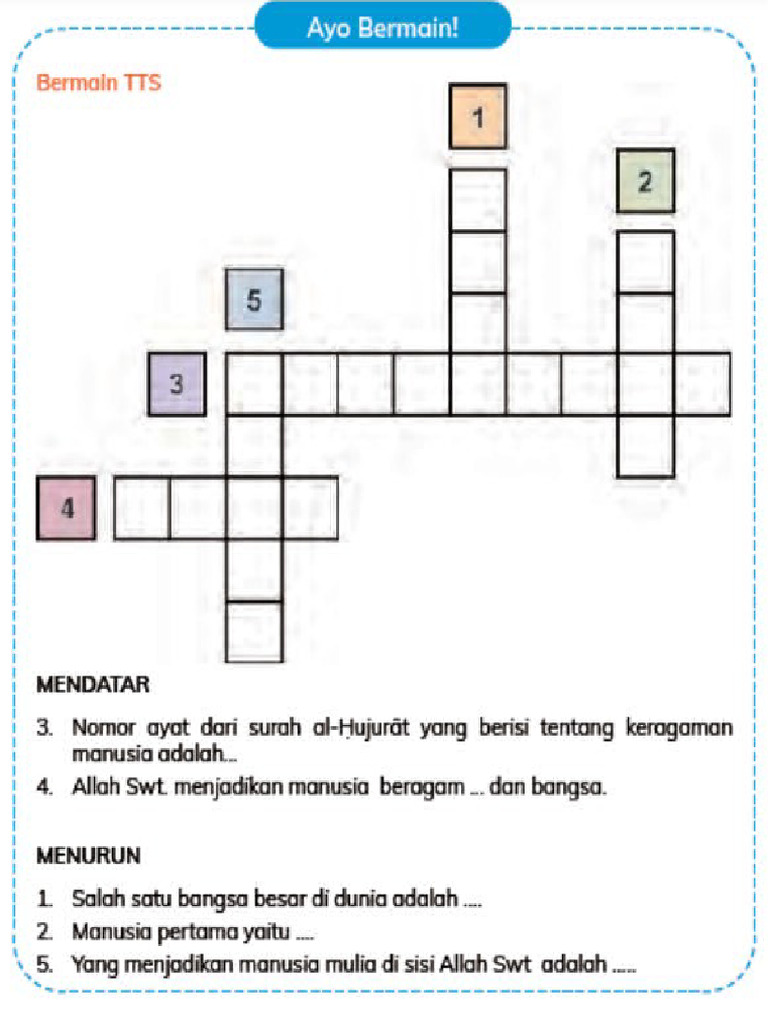 LKPD Surat Al Hujurat Kelas 4 | PDF