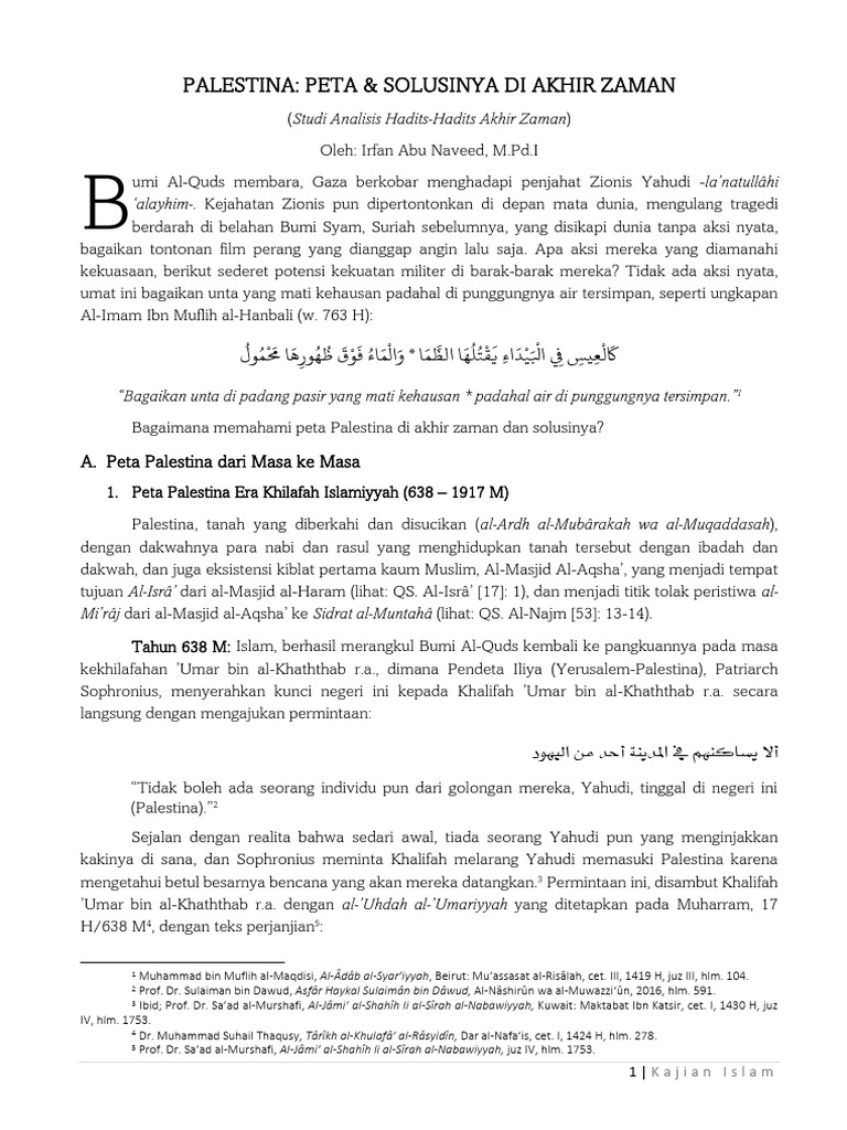 Peta Palestina dari Masa ke Masa | PDF | Agama & Spiritualitas
