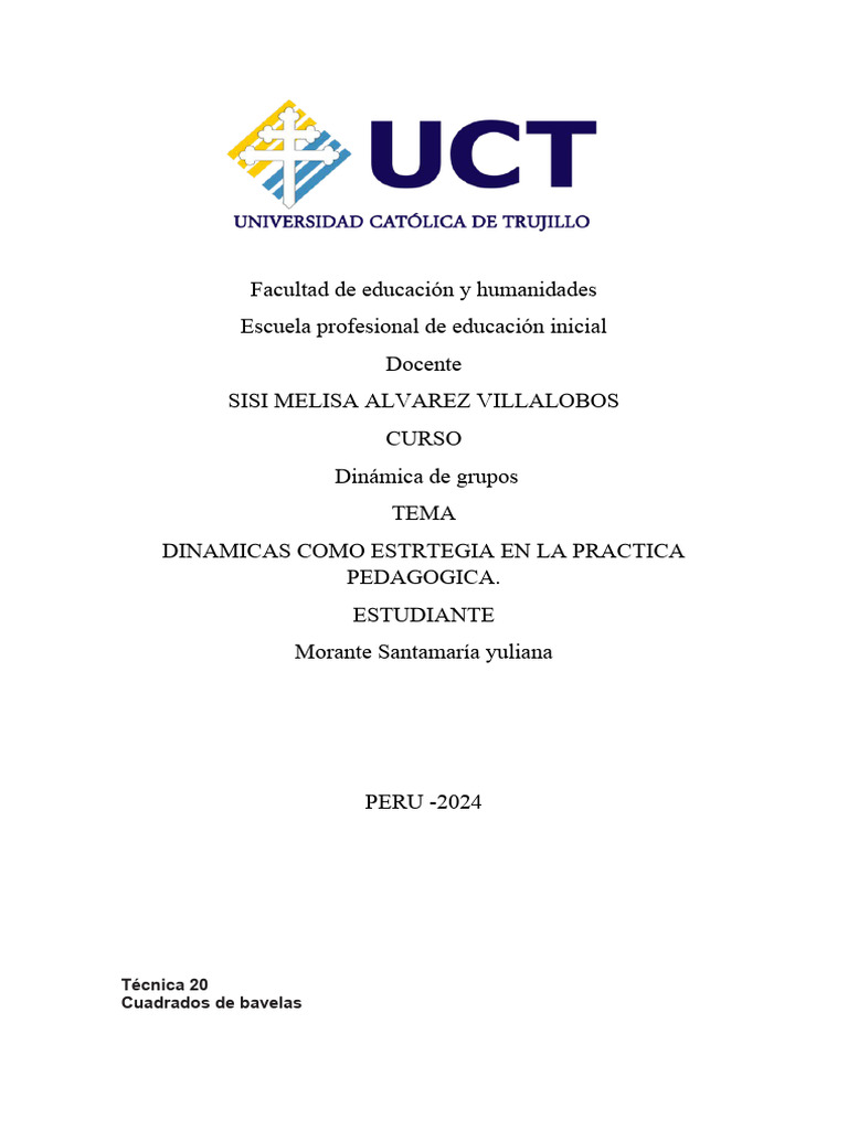 Dinamica Cuadrados de bavelas | PDF
