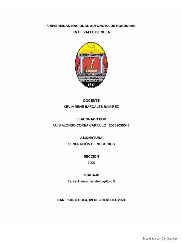 Resumen Capitulo 5 | PDF