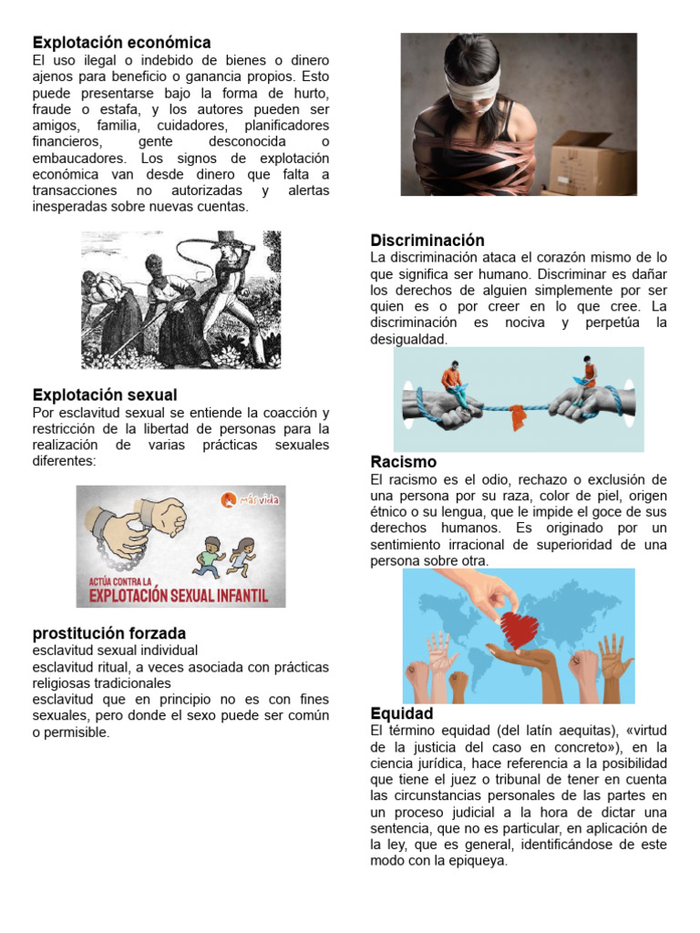 Explotación Económica | PDF | Trata de personas | Discriminación