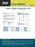 Ficha Tecnica Perno Estructural Astm A 325 Tipo 1 | PDF | Tornillo | Conocimiento procedimental