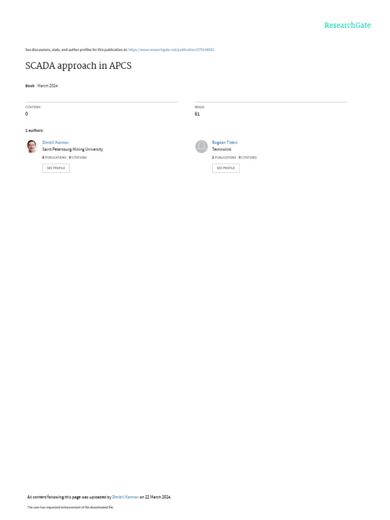 SCADAapproachin APCS | PDF | Programmable Logic Controller | Scada