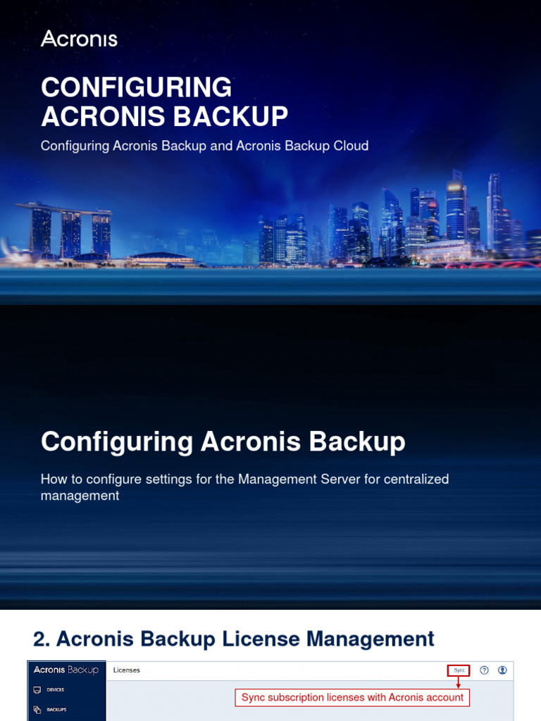 4 - CONFIGURANDO ACRONIS BACKUP - Acronis Certified Engineer Backup 12. ...