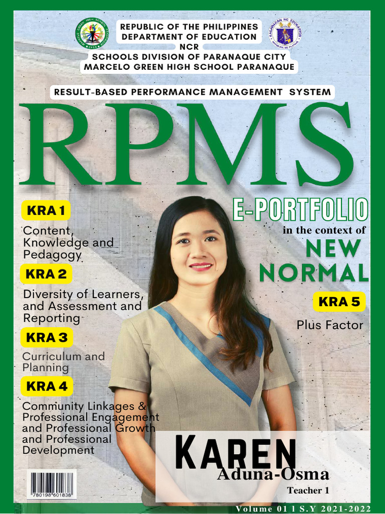 Osma Karen A Iprcf Portfolio Sy2021-2022 | PDF | Differentiated ...