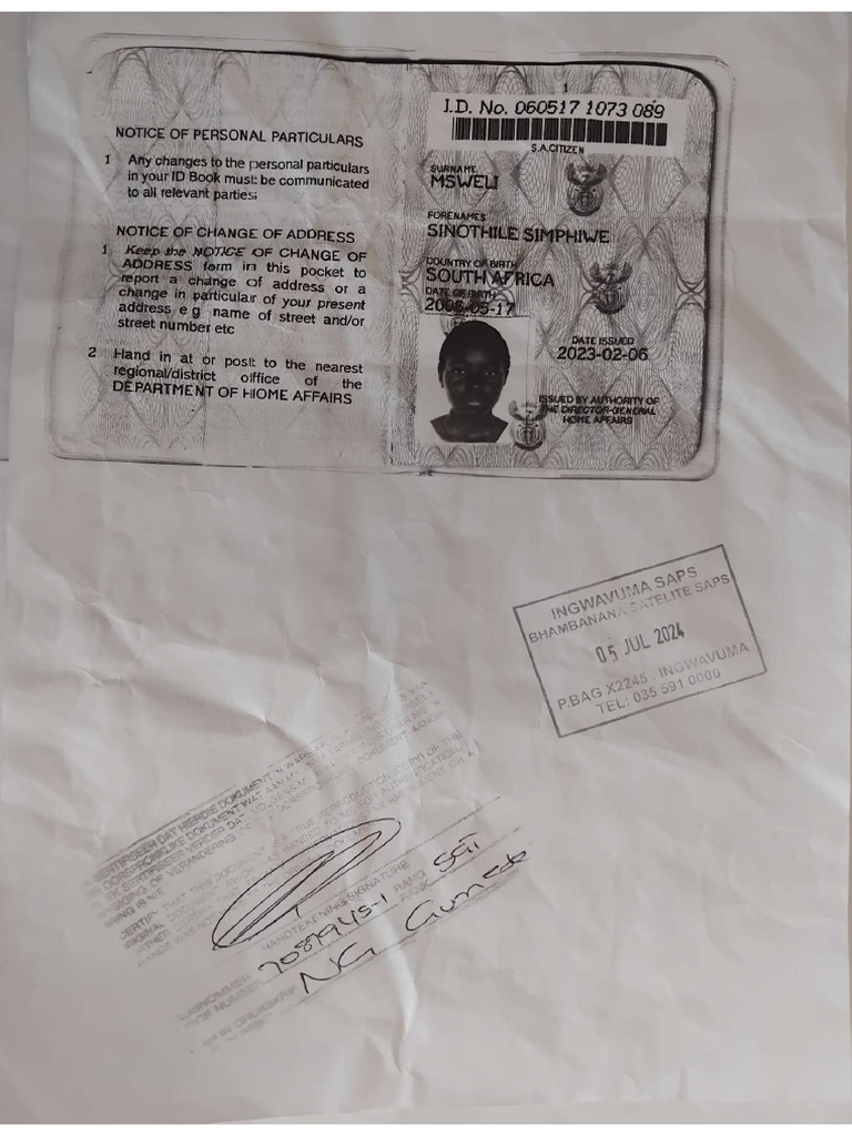 Identity Document | PDF