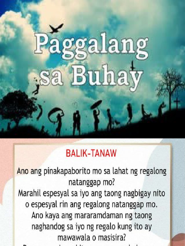 Paggalang Sa Buhay | PDF