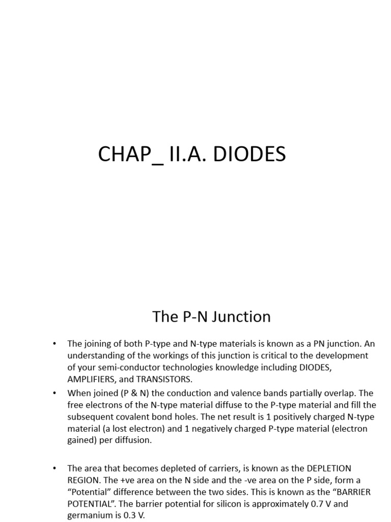 Understanding P-N Junction Diodes | PDF | P–N Junction | Diode