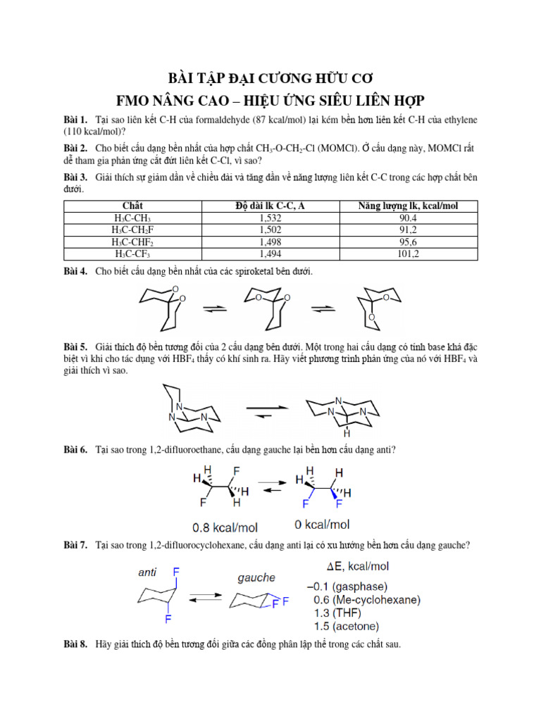 BÀI TẬP FMO NÂNG CAO - SIÊU LIÊN HỢP | PDF