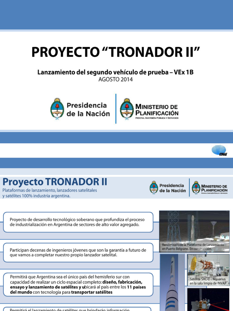Proyecto Tronador | PDF | Vuelo | Astronave